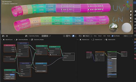 Repeating Texture On Bezier Curve Materials And Textures Blender