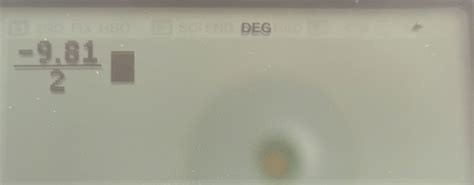Physics Syntax Error When Multiplying By A Negative Number Mathematics Stack Exchange