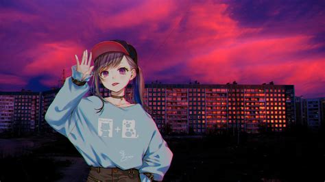 Аниме тянки фон много фото