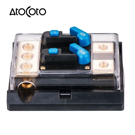 60 Amp Dual In Line Circuit Breaker Power Distribution Block Adapter
