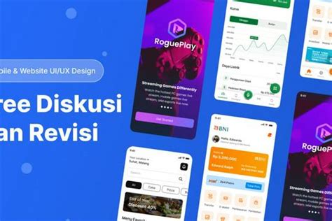 design ui ux free konsultasi dan revisi
