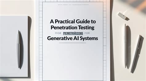 White Paper A Practical Guide To Penetration Testing For Generative Ai Systems