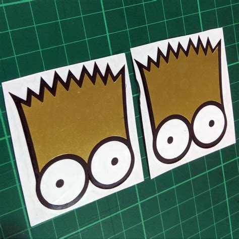 Bart Simpson Motor Decals Sticker Shopee Philippines Atelier Yuwa Ciao Jp