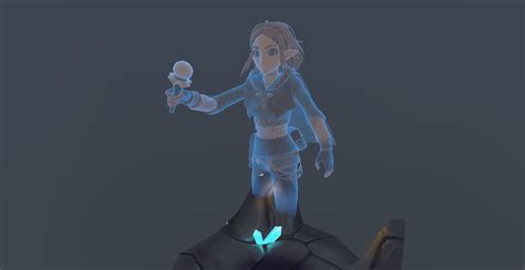 I Created The Ghost Shader For Unity Urp Zelda Model Created By
