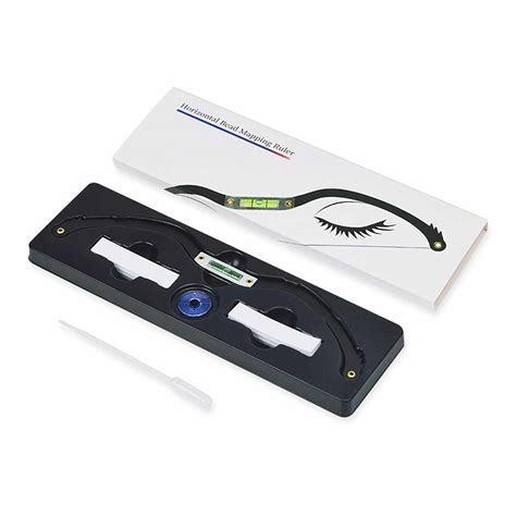Eyebrow Mapping Ruler With Bubble Leveler Microblading Positioning Eyebrow Tattoo Mapping Tool