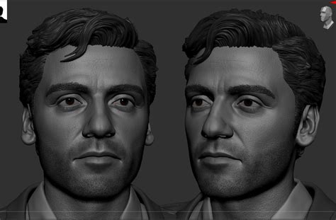 Oscar Isaac Head・ Stl File For 3d Printing・cults