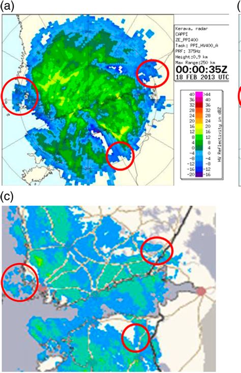 Figure 1 From Detection And Estimation Of Radar Reflectivity From Weak