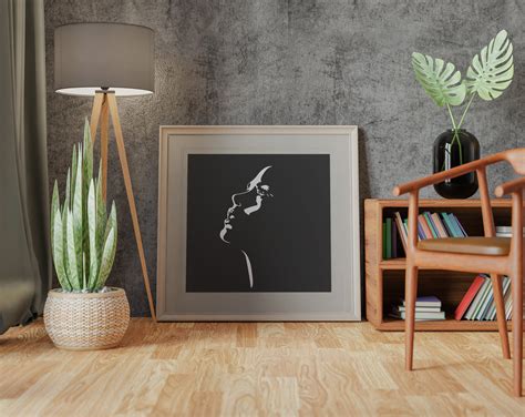 Woman Face Portrait Dxf File For Laser And Plasma Cut Svg And Png Files For Prints Ai And Cdr