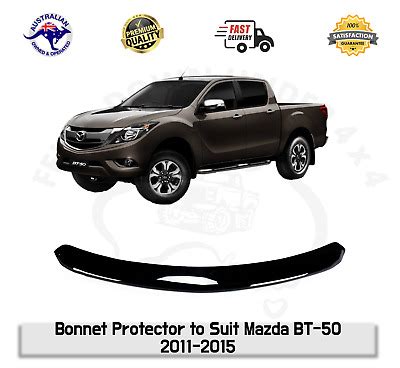 Bonnet Protector Hood Guard Bug Deflector To Suit Mazda Bt 50 Bt50 2012