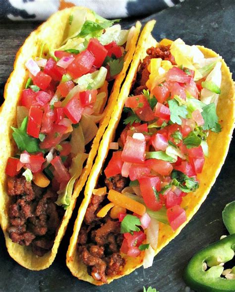 Ground Beef Tacos ~ Bold Spicy Flavored Ground Beef For Tacos Nachos Or Enchiladas ~ A Gouda Life