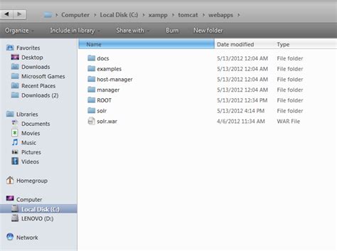 Installing Apache Solr On Windows With Tomcat Sochinda