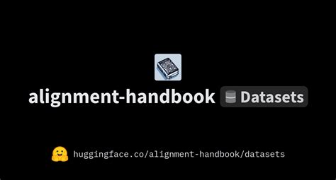 Alignment Handbook H4 Alignment Handbook