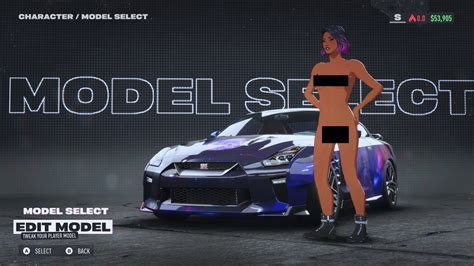 Для Need For Speed Unbound выпустили первый нюд мод