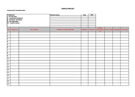 46 Free Printable Requirements Traceability Matrix Templates