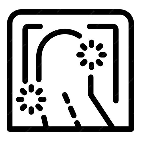 Premium Vector Gps Navigation System Showing Route With Flower Symbols Marking Points Of Interest