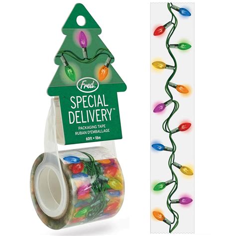 Holiday String Lights Packing Tape The Green Head