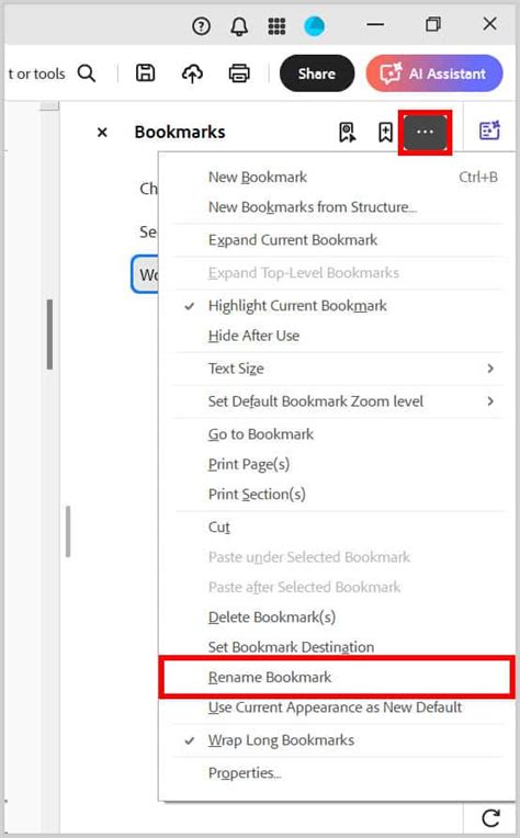 How To Create Bookmarks In Adobe Acrobat Updated Interface
