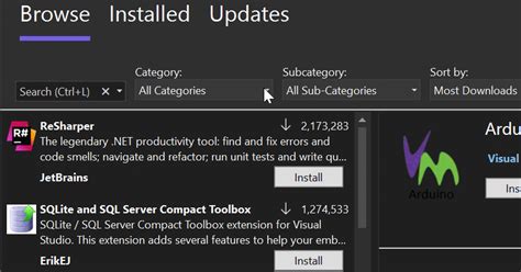 Introducing A Powerful New Extension Manager Visual Studio Blog