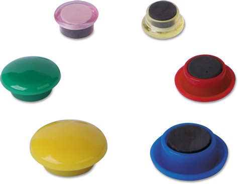 Universal Unv31250 Circle Magnets Assorted 30pack