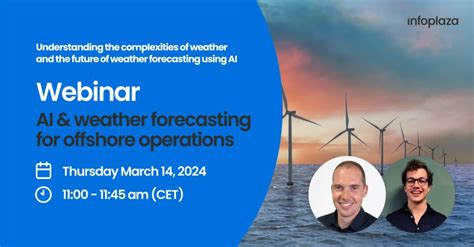 Infoplaza For Marine Weather Operations On Linkedin Webinar Ai