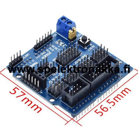 Sensor Shield V 50 Mm Arduino Unolle Sp Elektroniikka