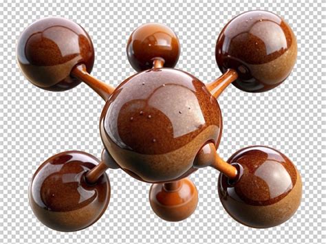 Premium Psd Chocolate Molecular Geometric Chaos Abstract Structure