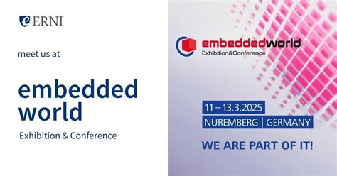 Erni On Linkedin Betteraskerni Embeddedworld Embeddedsystems