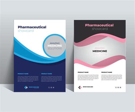 Pharmaceutical Brochure Vector Art Icons And Graphics For Free Download