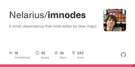Github Nelarius Imnodes A Small Dependency Free Node Editor For Dear Imgui