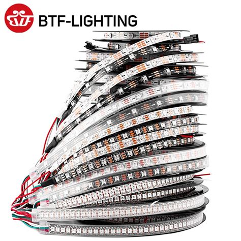 1m 2m 4m 5m Ws2812b Led Lights Ws2812 Rgb Led Strip Light Individually Addressable Led Light