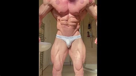 Young Bodybuilder Posing In Jockstraps