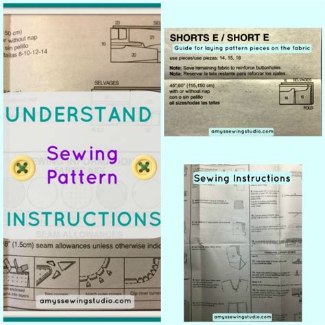 Understand Sewing Pattern Instructions Before You Start Your Project