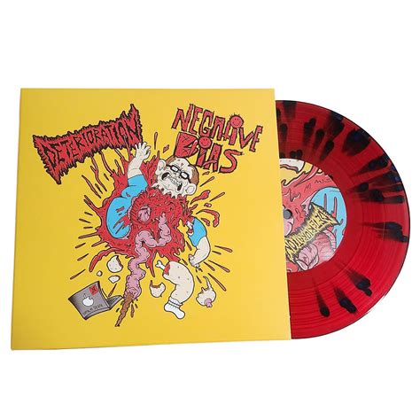 Deterioration Negative Bias Split 7 Red Blue Splatter Shattered Dreams