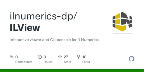 GitHub Ilnumerics Dp ILView Interactive Viewer And C Console For ILNumerics