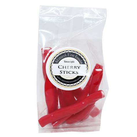 Cherry Sticks 12 X 90g Minters Fine Foods