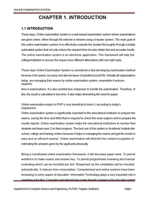Online Examination System Project Report Pdf Software Testing My Sql