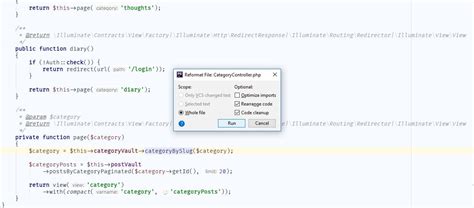 How To Format File Properly With The Help Of Phpstorm Rphp