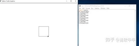 Python图形界面的设计Turtle库的使用 知乎