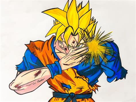 Just Finished Drawing Future Gohan Rdbz