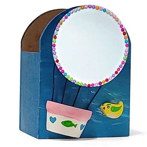 연필꽂이 거울 만들기 열기구 키즈킹 창의미술 만들기