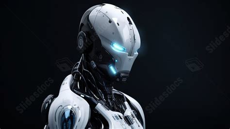 Robot Blu Ray Artificial Intelligence Powerpoint Background For Free Download Slidesdocs
