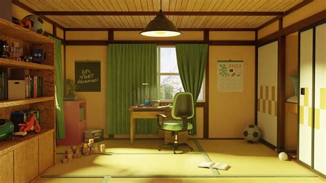 Nobita Doraemon Room 3d Model 3d Model Cgtrader