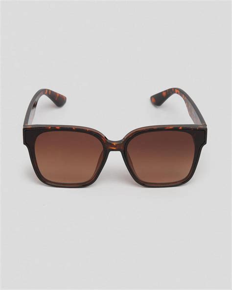 Shop Indie Eyewear Lucie Sunglasses In Tortgd Brown Fast Shipping