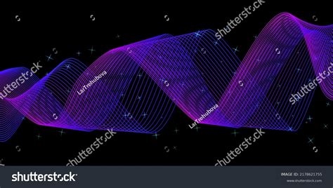 Frequency Sound Waveform Voice Graph Signal Stock Vector Royalty Free