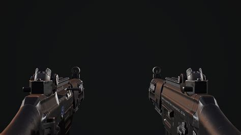Sig Sg 552 Commando Pbr Game Ready 3d Turbosquid 1965348
