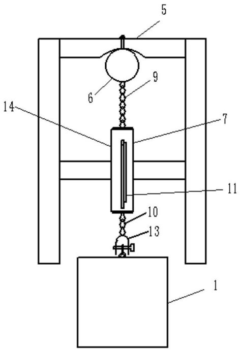 Billet Continuous Casting Machine Crystallizer Liquid Level Cesium Source Calibration Device And