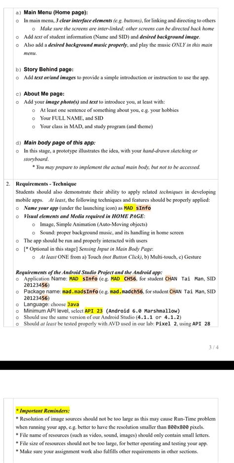 Solved Part B A3b 20 Marks Developing A Mobile