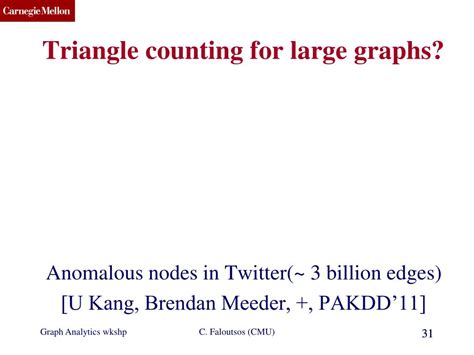 Ppt Graph Mining Surprising Patterns In Real Graphs Powerpoint