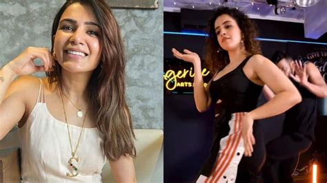 Ufff So Hot Samantha Ruth Prabhu Drools Over Sanya Malhotra S Oo Antava Dance Performance