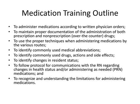 Intro To Medication Training Pptx